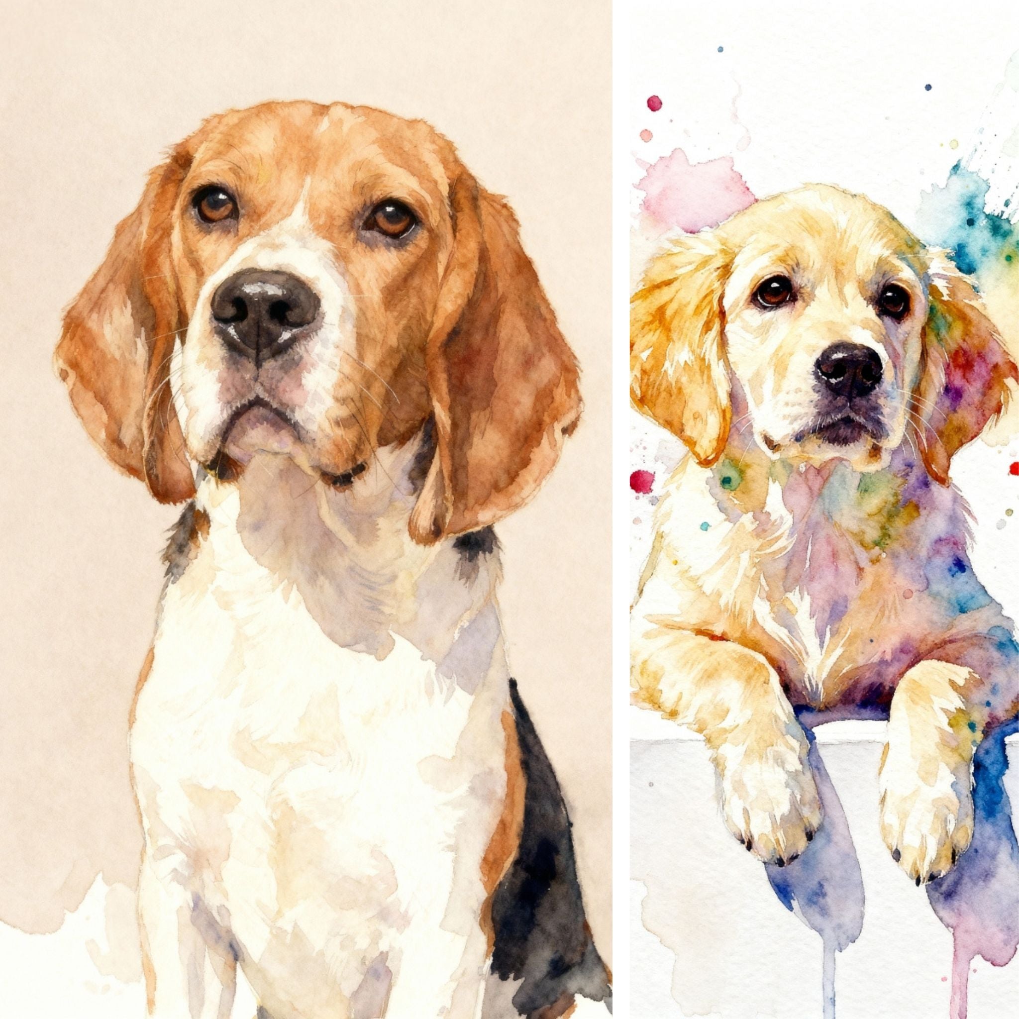 Modern Pet Portraits: Choose Your Vibe — Minimal or Playful – JesTeeTime